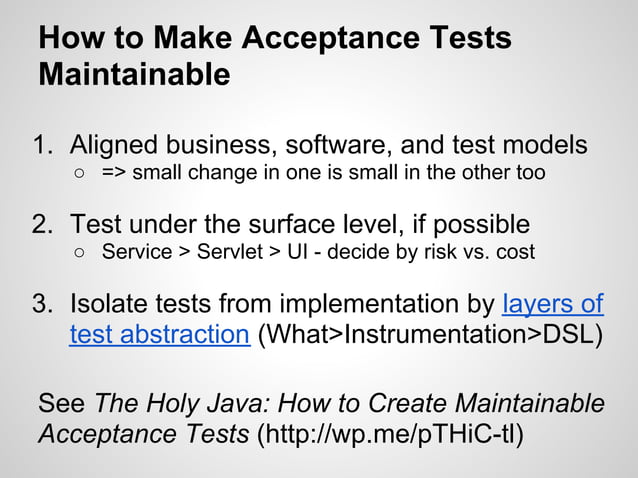 Specification by example - course summary | PDF