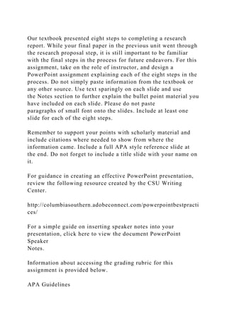 Course SyllabusCourse DescriptionProvides a framework .docx