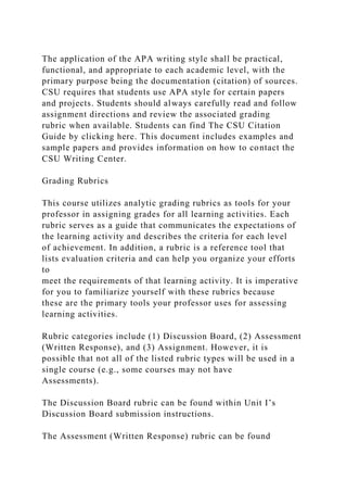 Course SyllabusCourse DescriptionProvides a framework .docx