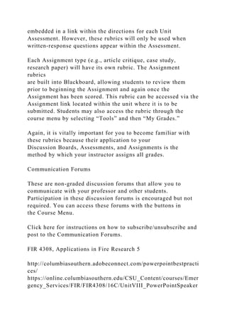 Course SyllabusCourse DescriptionProvides a framework .docx