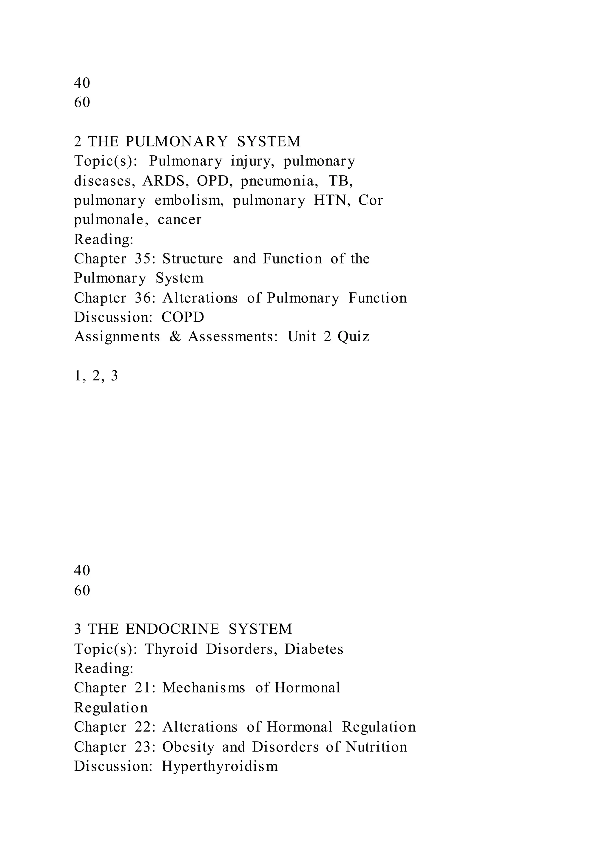 Course Syllabus Course Title Advanced Pathophysiology | DOCX