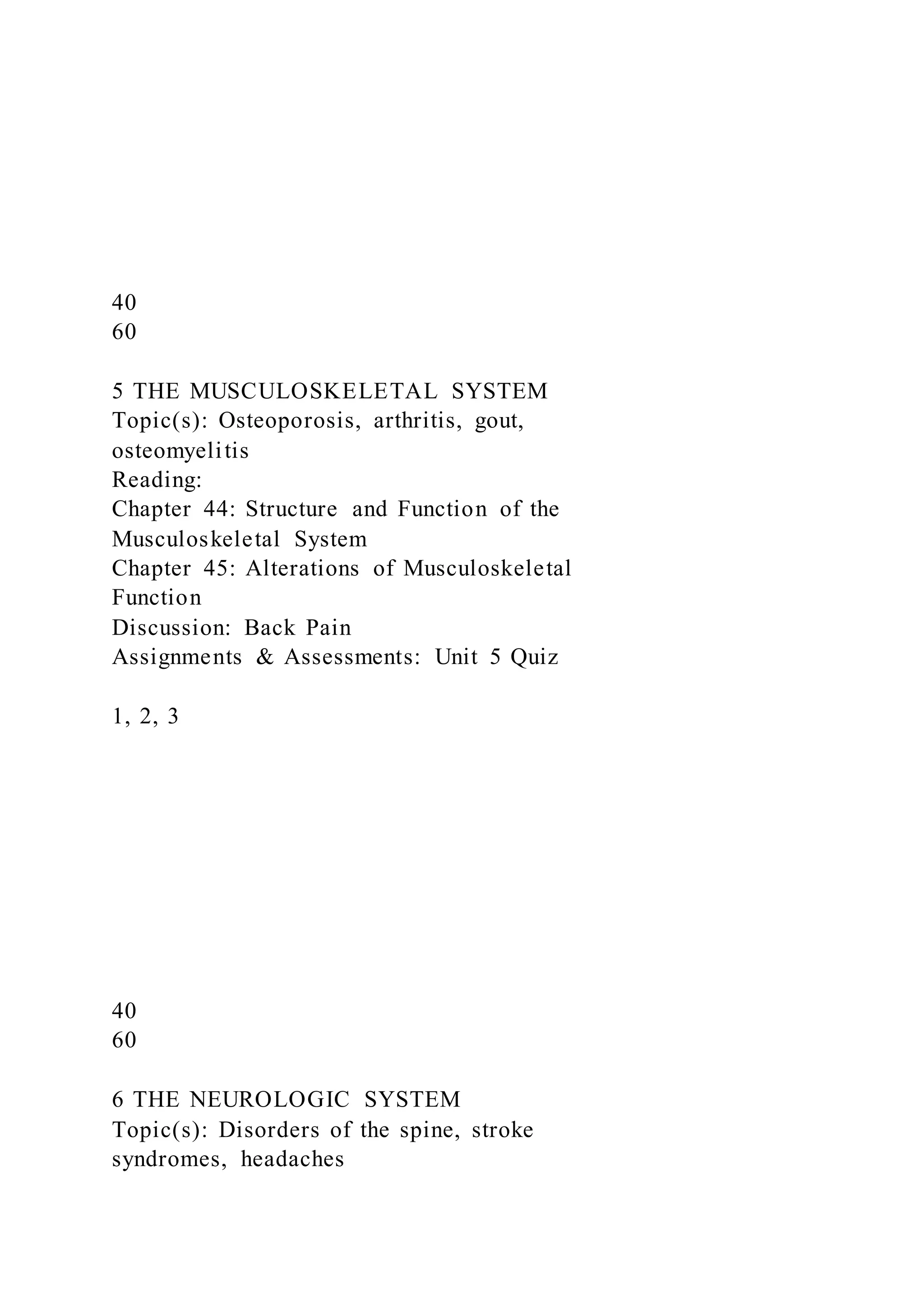 Course Syllabus Course Title Advanced Pathophysiology | DOCX