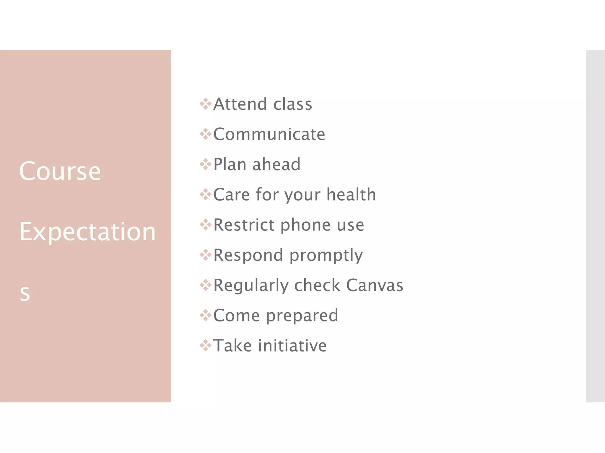 Course takeaways ppt | PPT