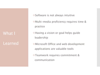 Course takeaways ppt | PPT