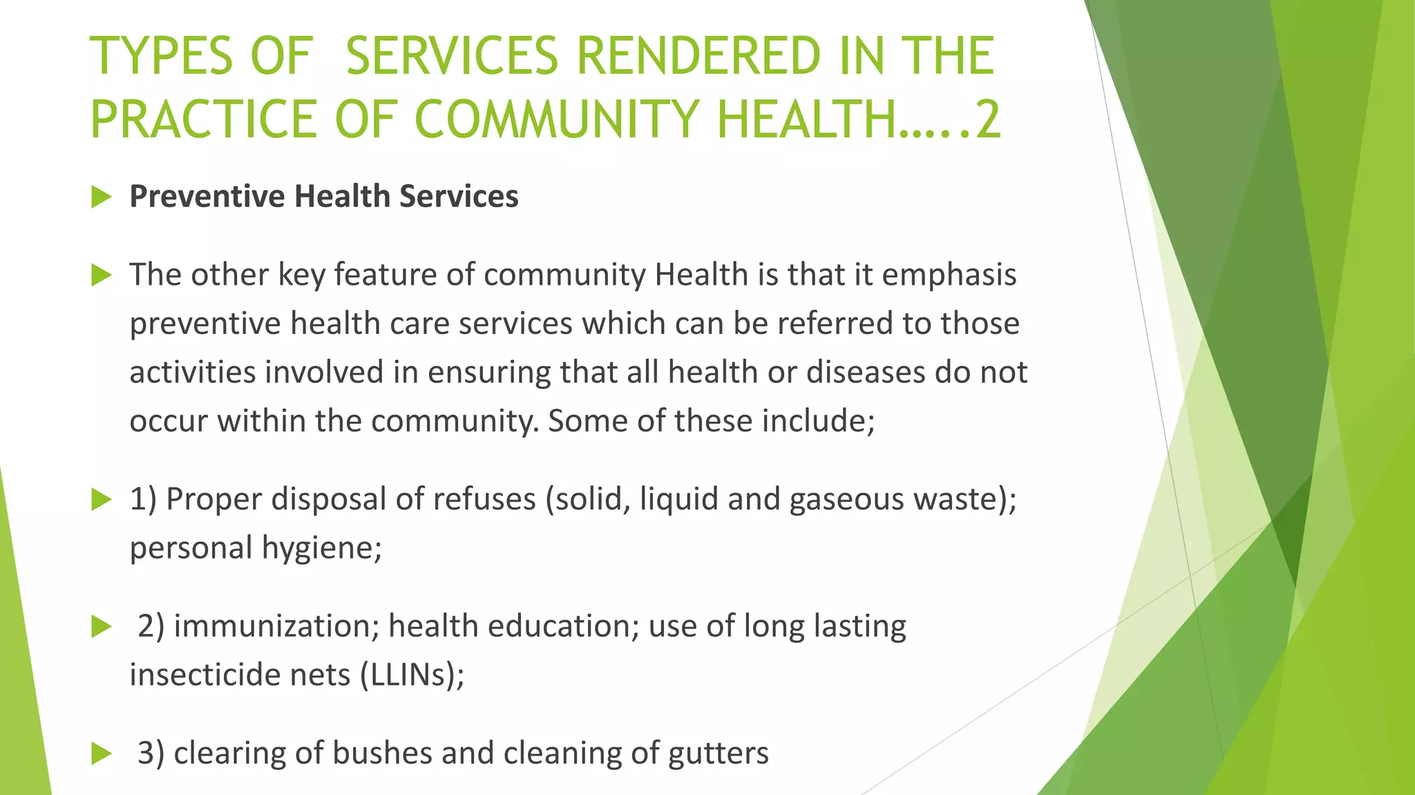 Introduction to Community Health Practice | PPTX