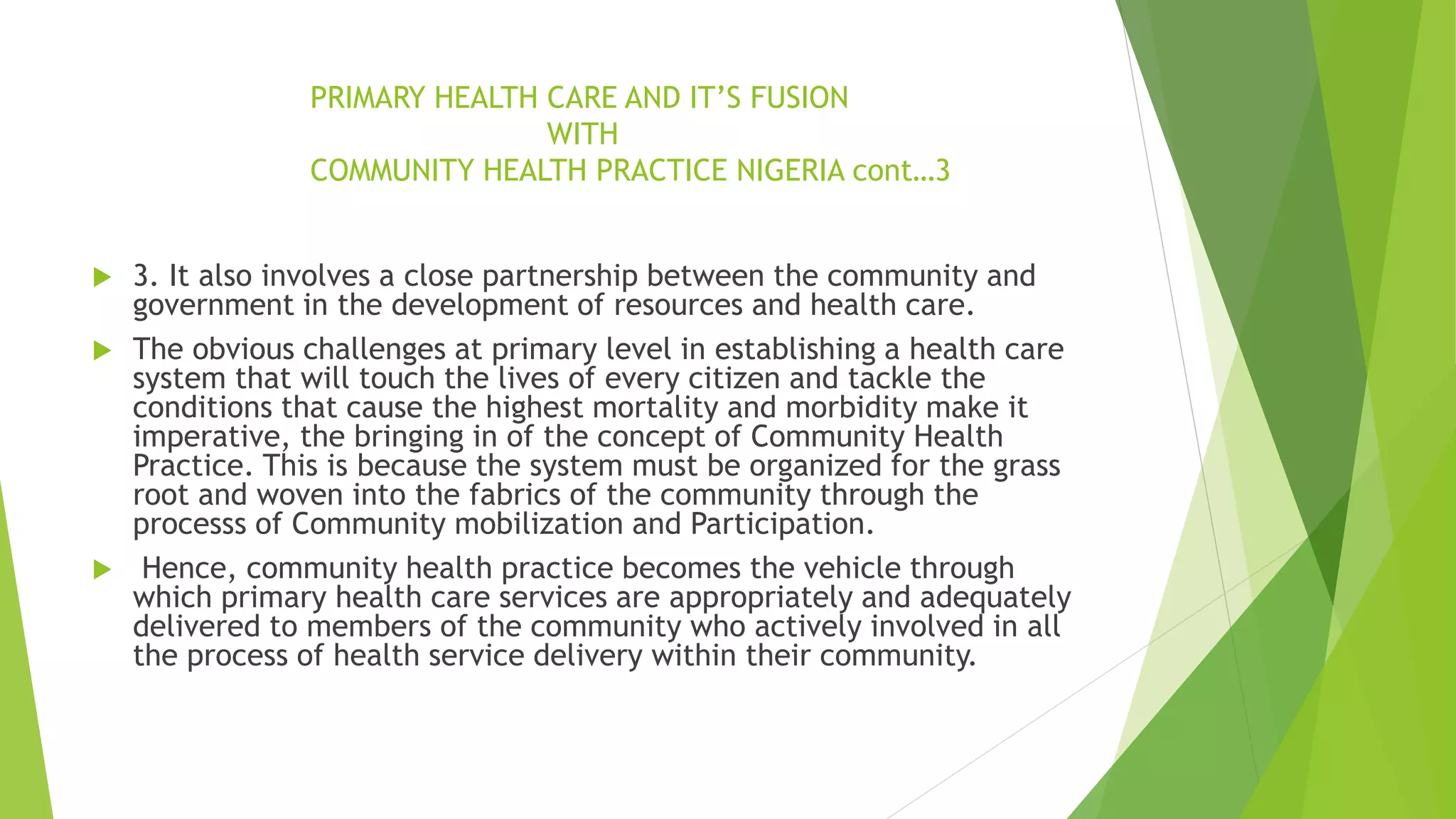 Introduction to Community Health Practice | PPTX