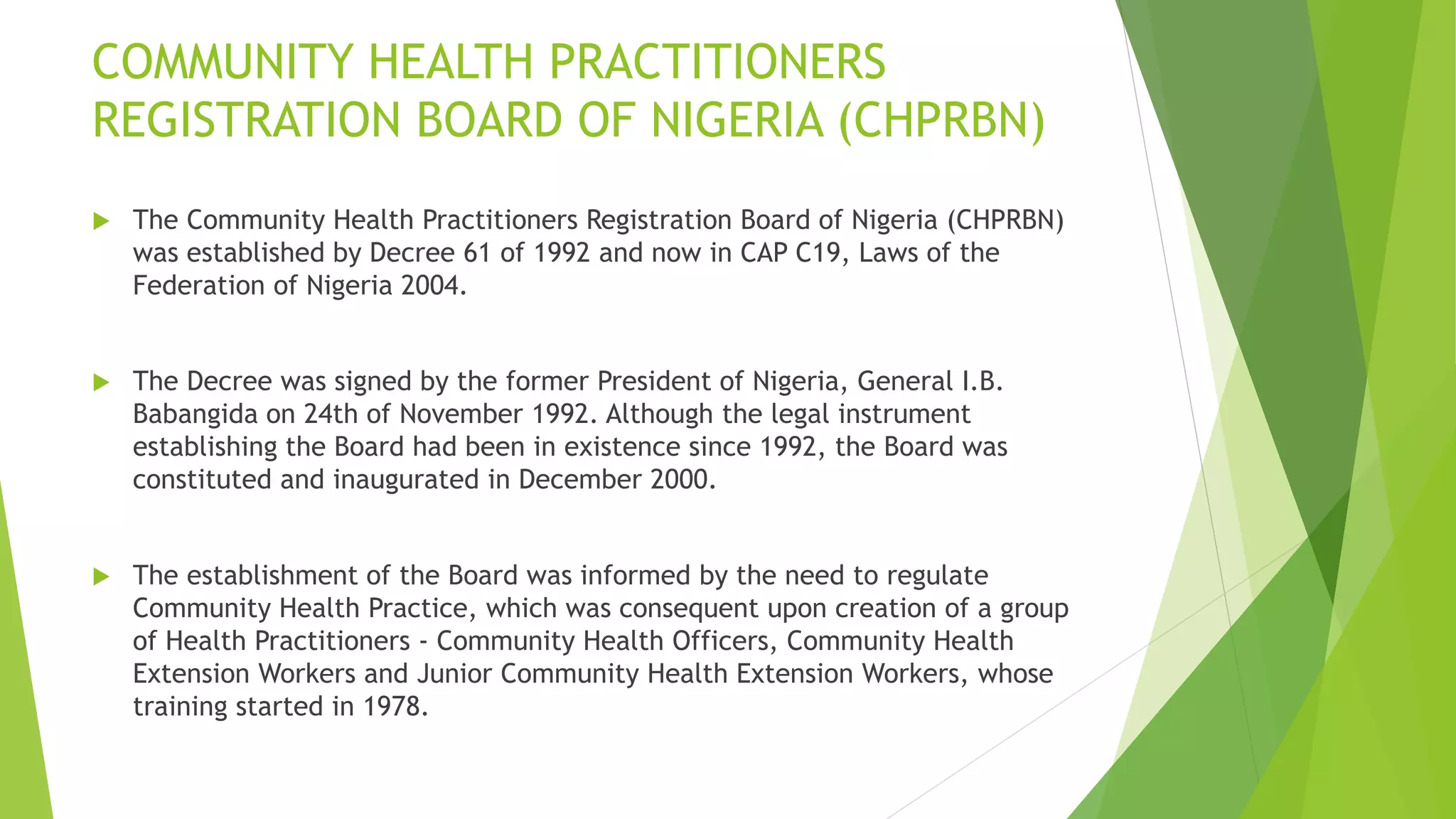 Introduction to Community Health Practice | PPTX