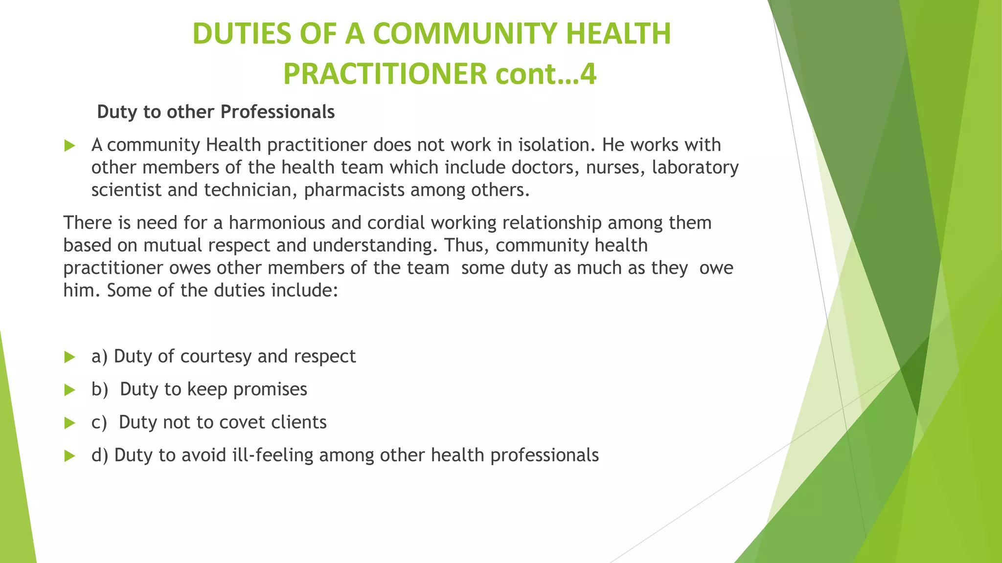 Introduction to Community Health Practice | PPTX