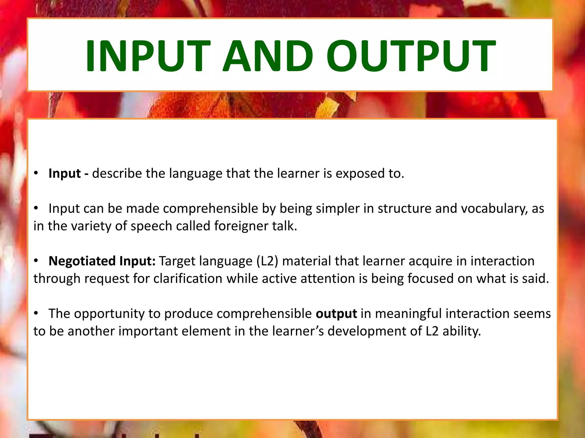 FIRST LANGUAGE ACQUISITION AND SECOND LANGUAGE ACQUISITION | PPTX