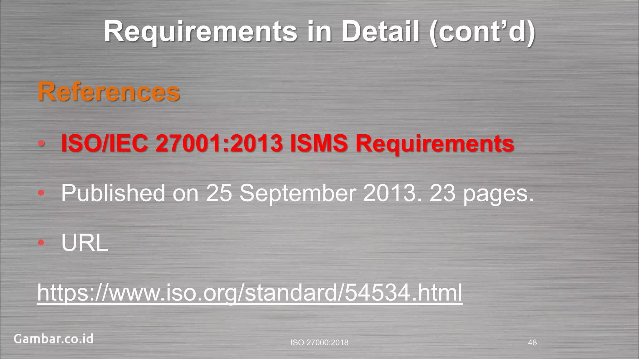 Information Security Management System with ISO/IEC 27000:2018 | PDF | Information and Network ...