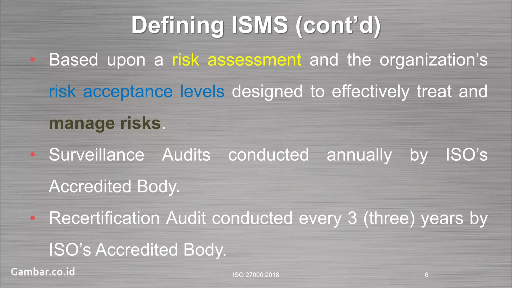 Information Security Management System with ISO/IEC 27000:2018 | PDF