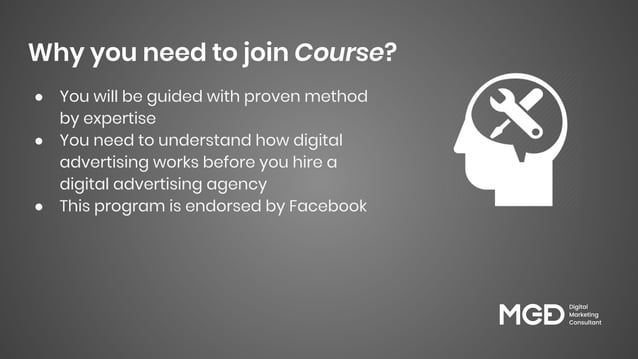 FB Course with MG Digital | PPT
