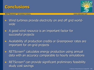 Wind Energy Project Analysis | PPT