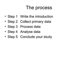 Coursework Introduction | PPT