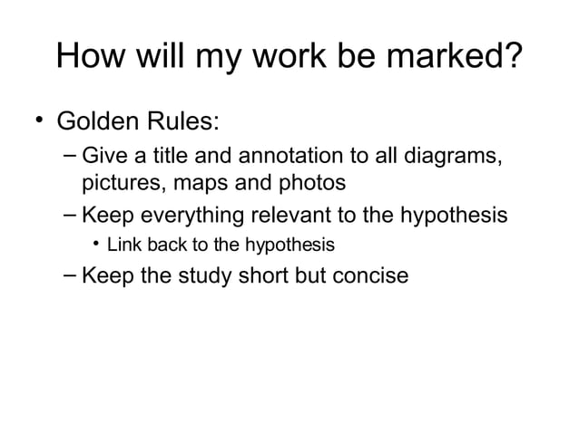 Coursework Introduction | PPT