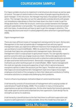 Coursework Sample | PDF