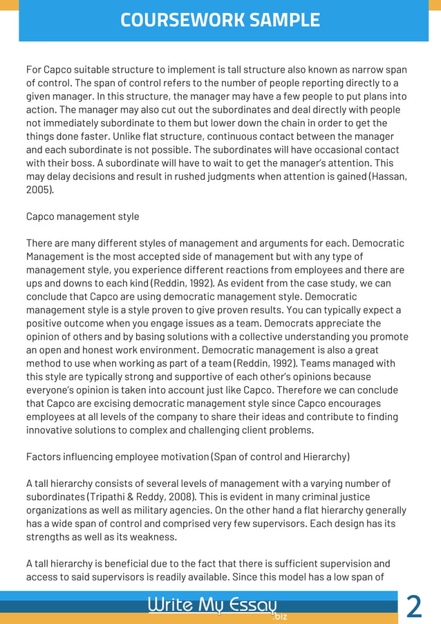 Coursework Sample | PDF