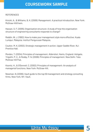 Coursework Sample | PDF