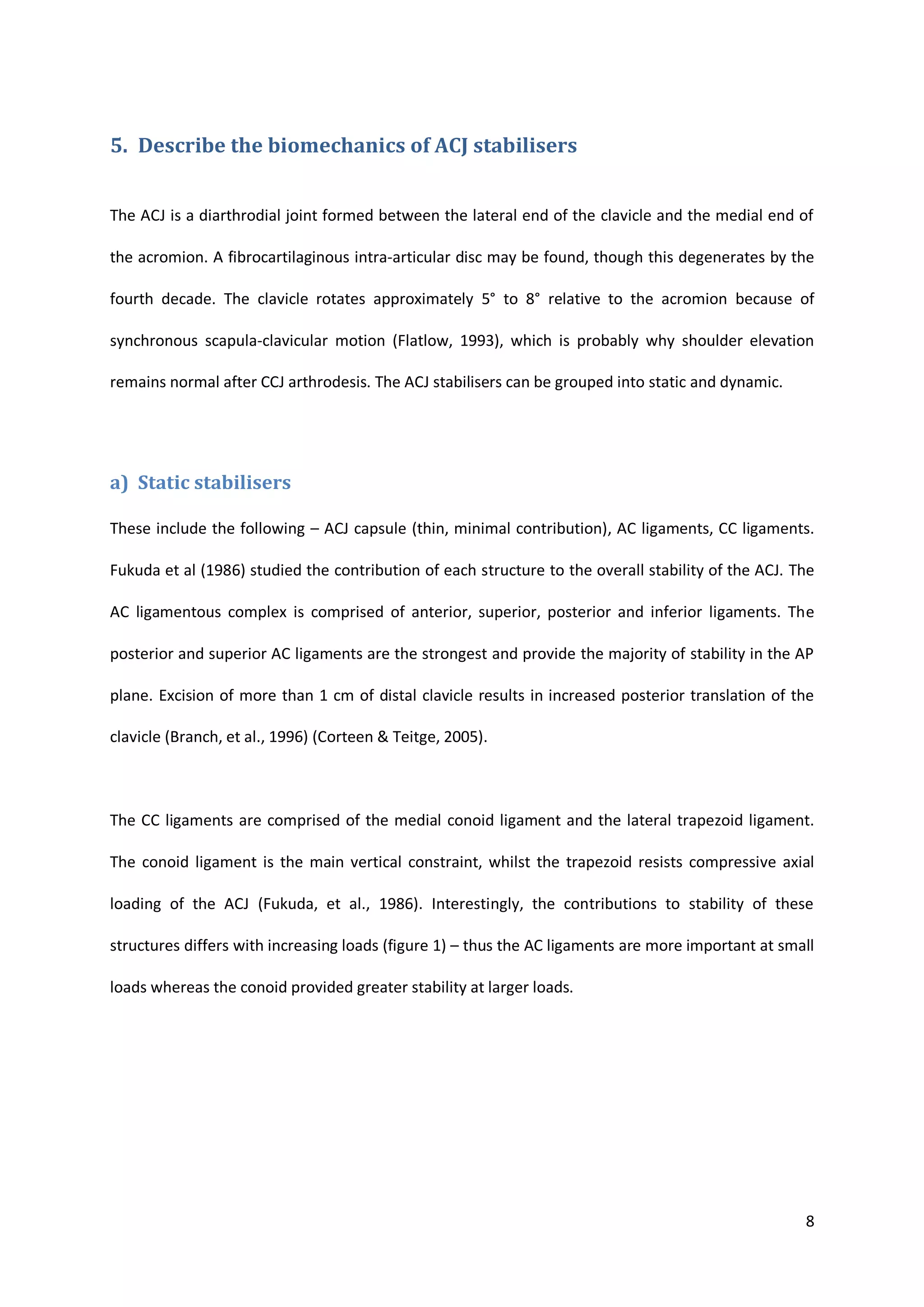 Midshaft clavicle fractures & ACJ dislocations | PDF