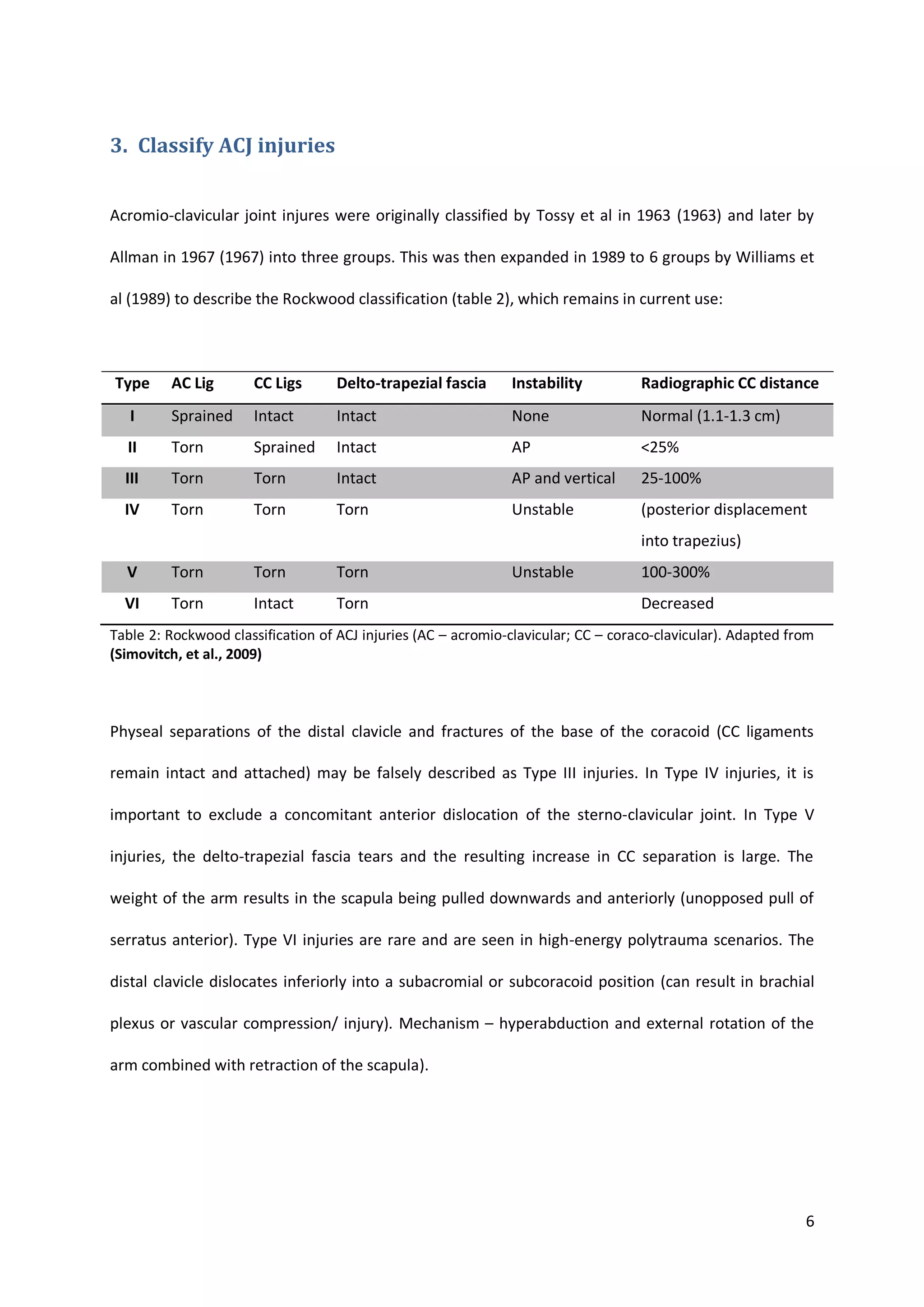 Midshaft clavicle fractures & ACJ dislocations | PDF