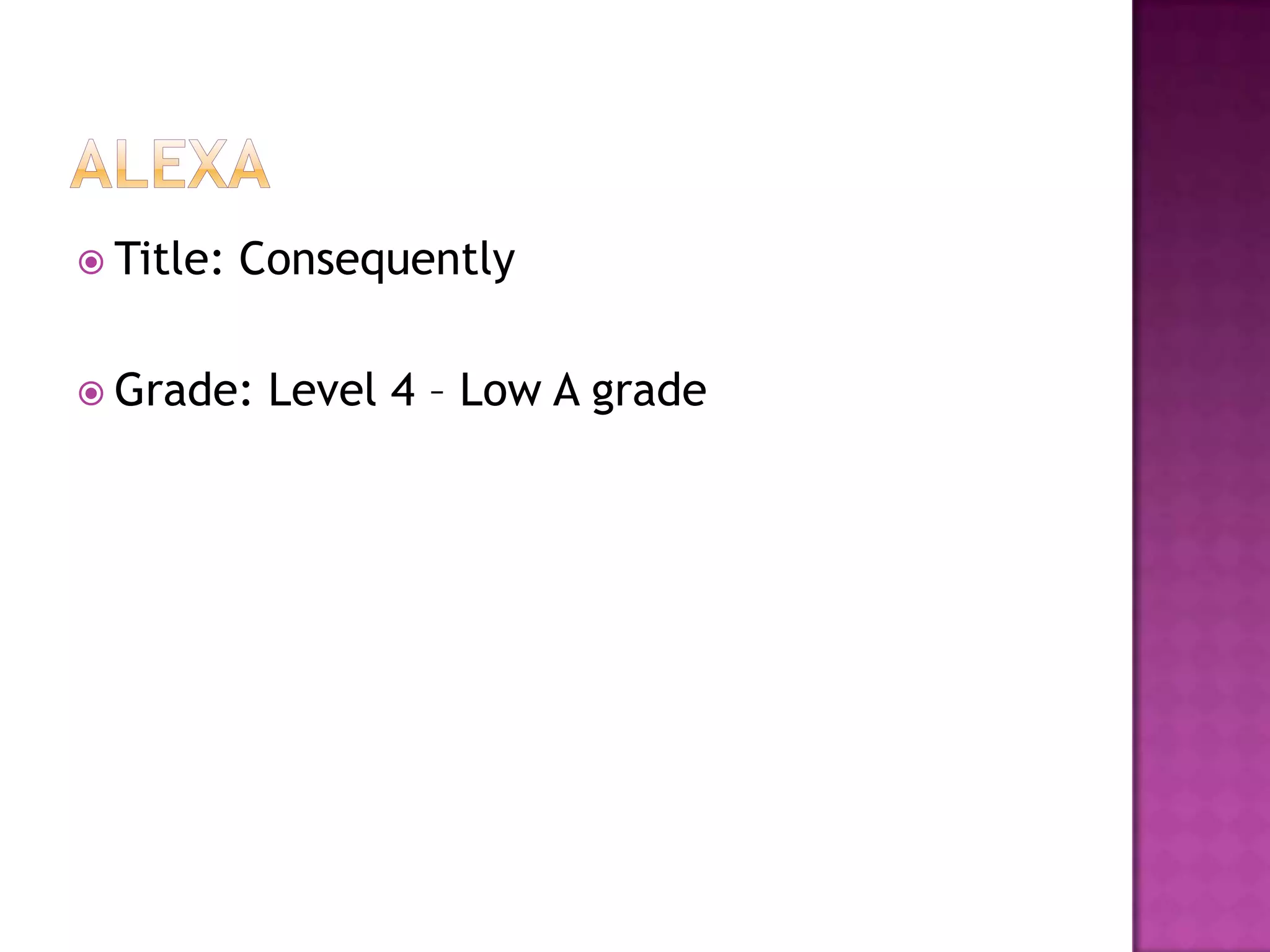 Coursework analysis powerpoint | PPT