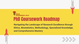PhD Coursework Roadmap PDF/PPT Navigating Research Excellence | PPTX