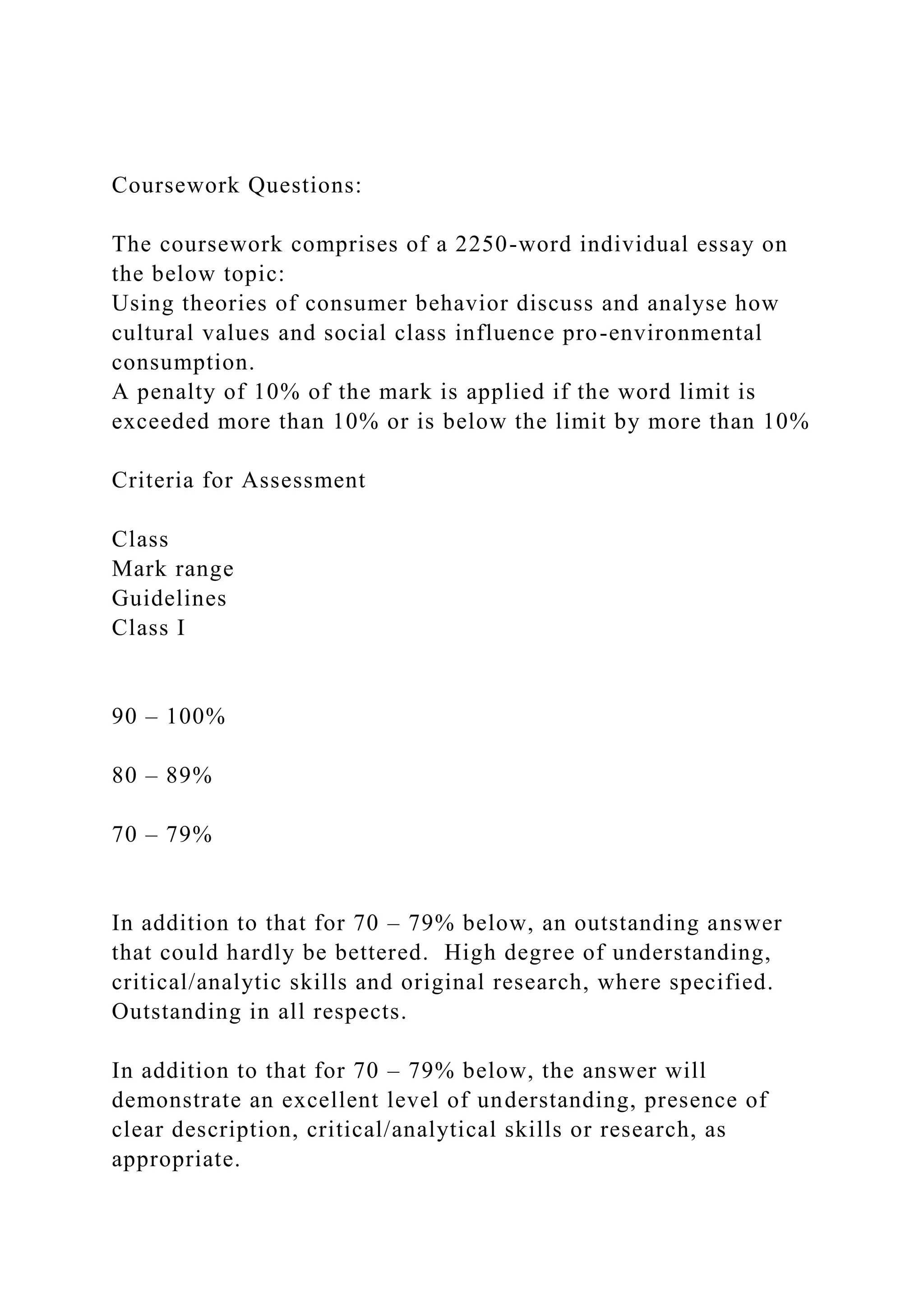 Coursework QuestionsThe coursework comprises of a 2250-word i.docx