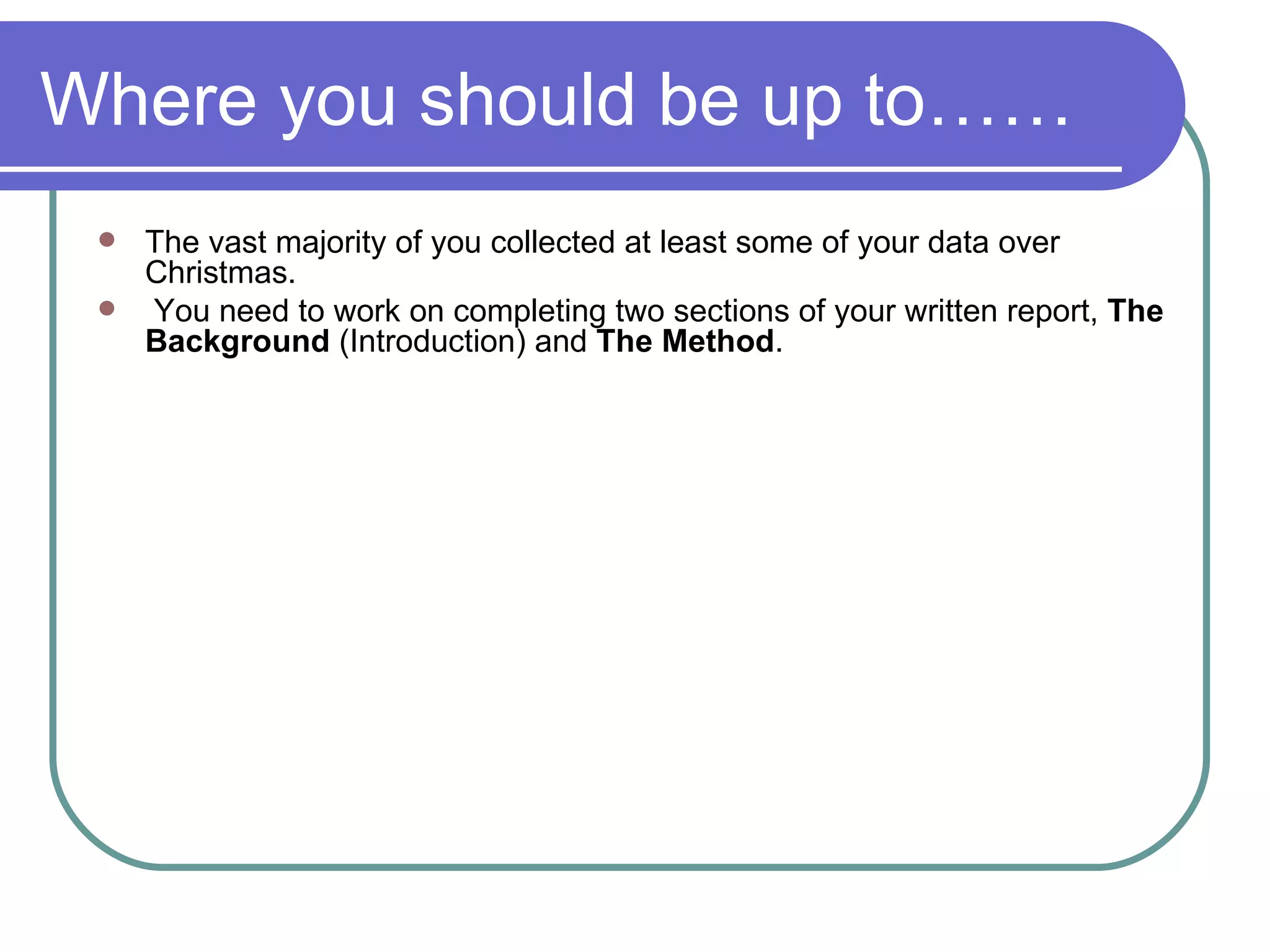 Coursework Write Up 09 10 | PPT