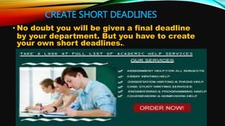 Coursework writing tips | PPTX | Homework and Study | Education