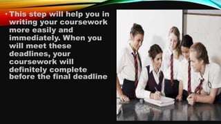 Coursework writing tips | PPT