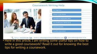 Coursework writing tips | PPT