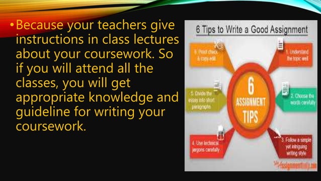 Coursework writing tips | PPT | Free Download