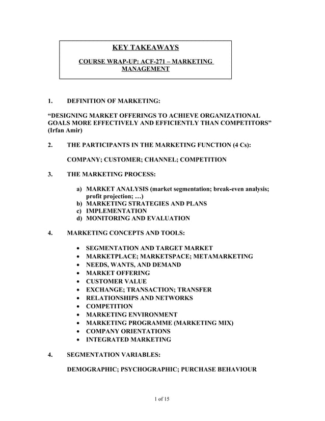 Course wrap up --- key - session 20 | PDF