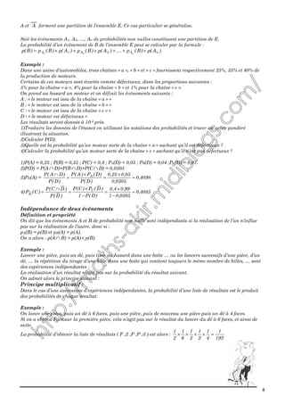 Cours probabilités | PDF