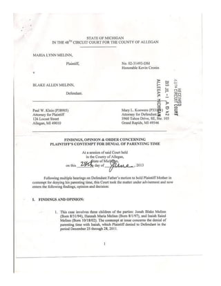 Court decision sending maria to jail | PDF