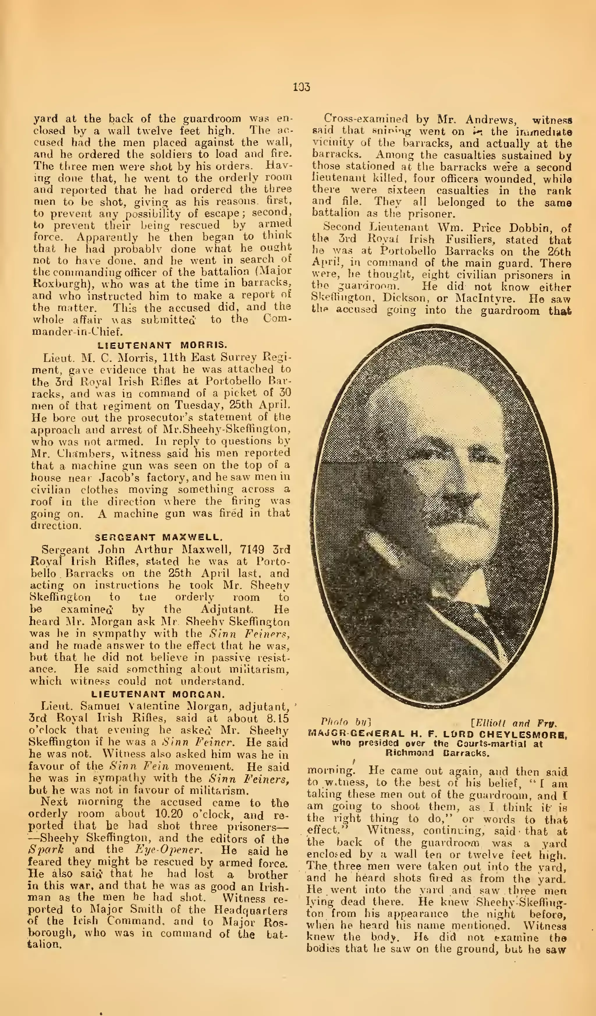 Sheehy-Skeffington Court-Martial transcript 1916 | PDF