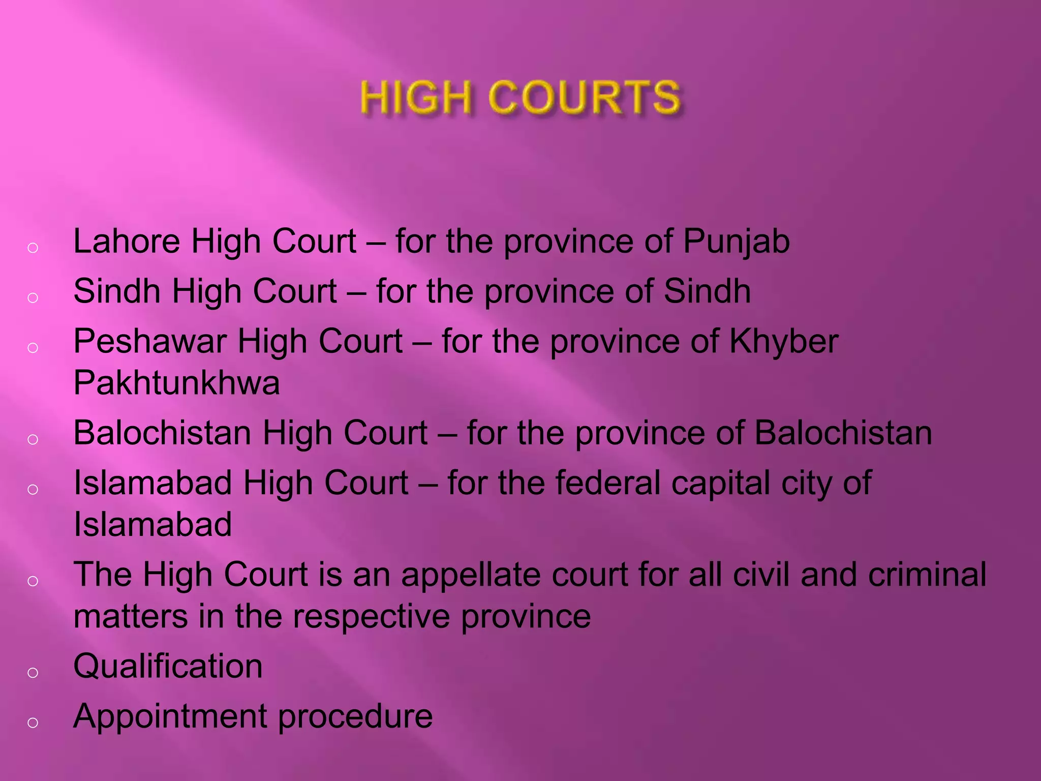 Court system-of-pakistan-lecture-3 | PPT