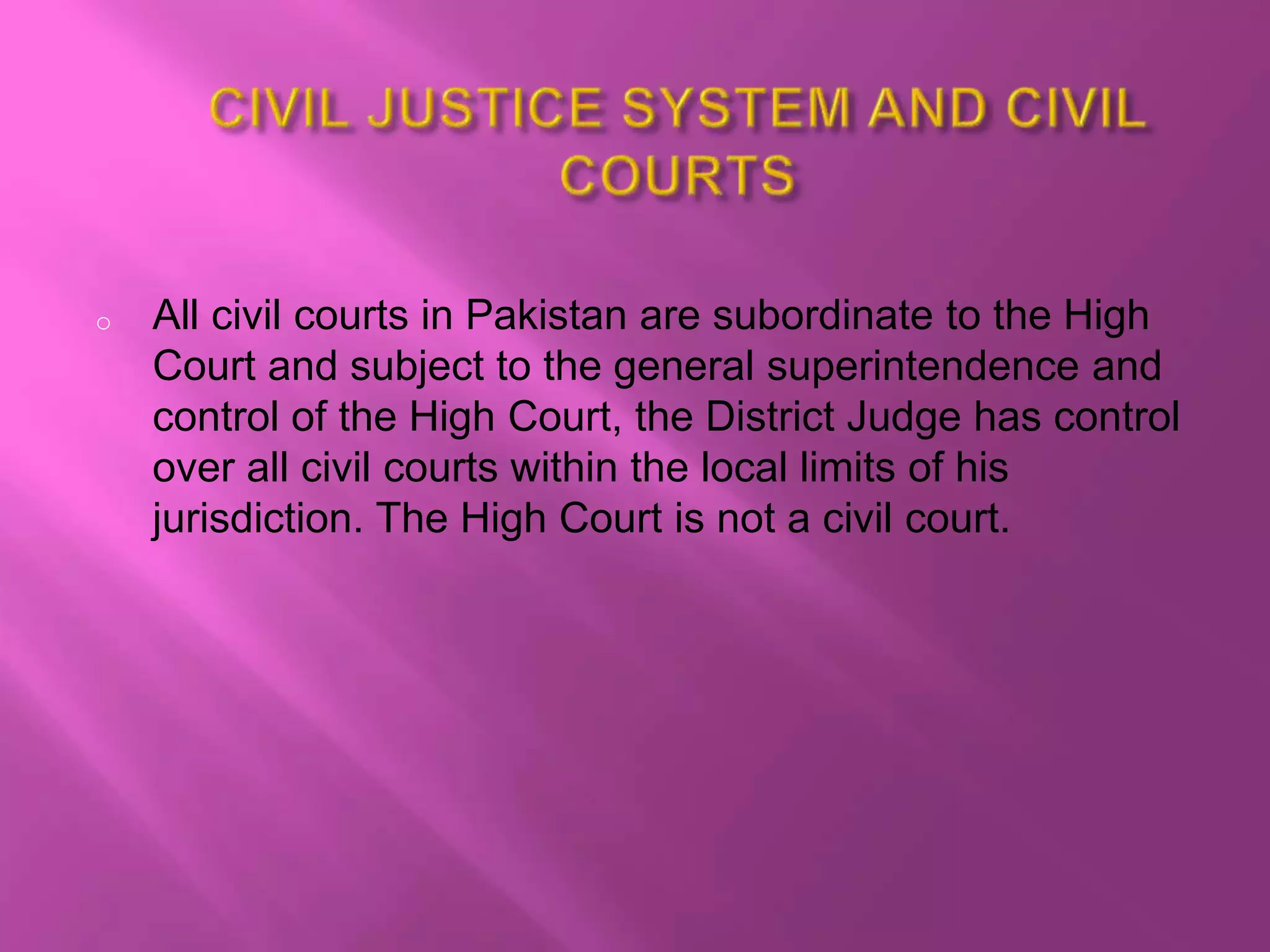 Court system-of-pakistan-lecture-3 | PPT