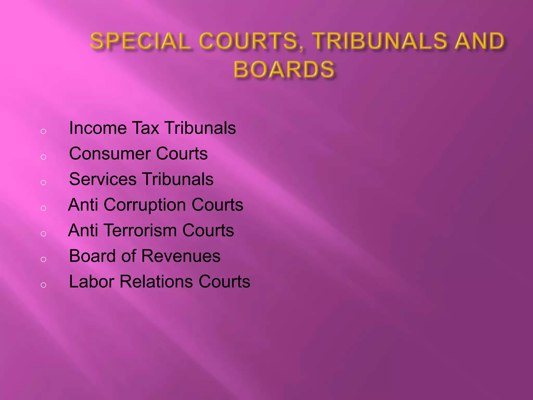 Court system-of-pakistan-lecture-3 | PPT