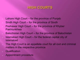 Court system-of-pakistan-lecture-3 | PPTX