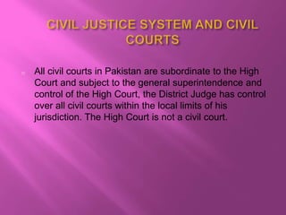 Court system-of-pakistan-lecture-3 | PPTX