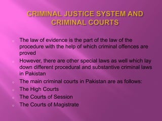 Court system-of-pakistan-lecture-3 | PPTX