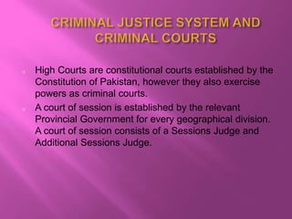 Court system-of-pakistan-lecture-3 | PPTX
