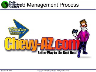 Courtesy chevy lead management process v8d | PPT