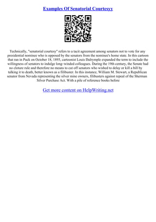 Courtesy Essay | PDF