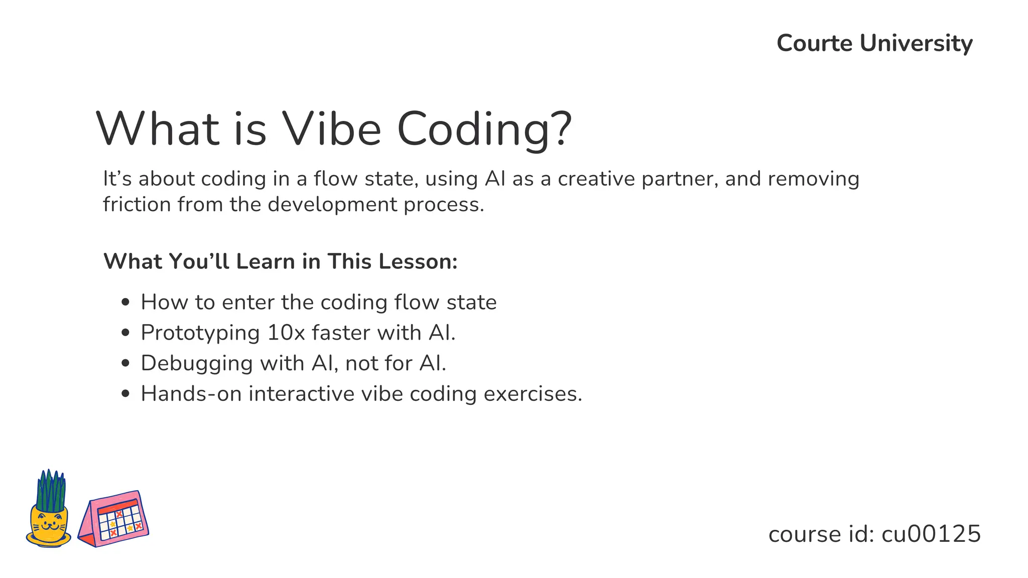 Vibe Coding presentation at Courte University | PDF