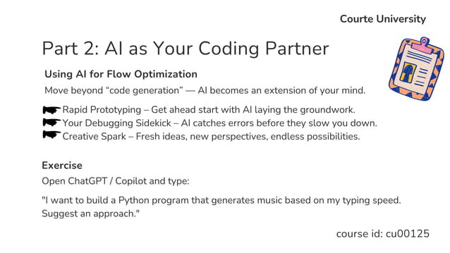 Vibe Coding presentation at Courte University | PDF