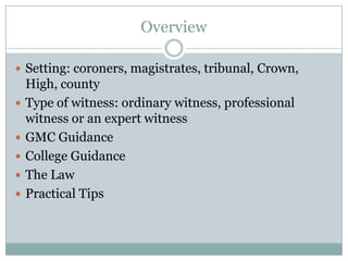 Giving Evidence in Court | PPTX