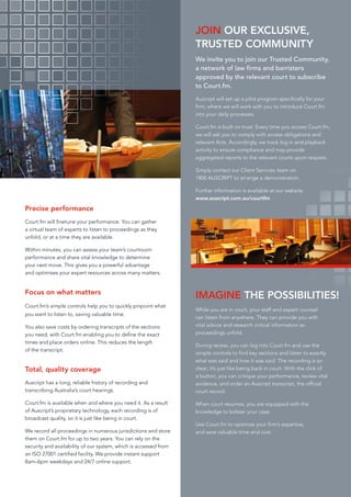 Court.Fm Brochure | PDF