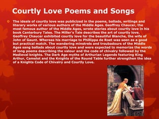 Courtly love | PPTX